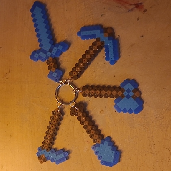 Accessories | Full Set Of Minecraft Dimond Tools | Poshmark